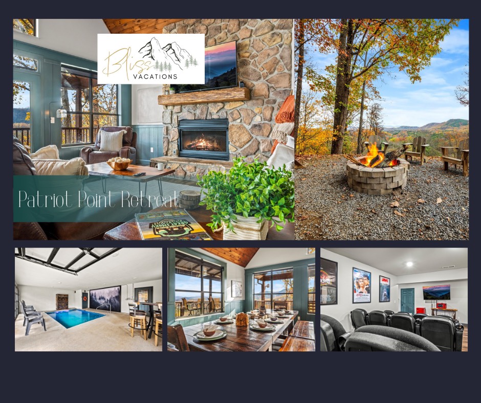 Patriot Point Retreat in Pigeon Forge | Bliss Vacations (865) 900-6514