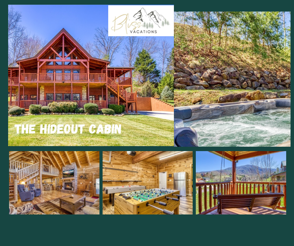 The Hideout Cabin in Pigeon Forge | Bliss Vacations (865) 900-6514